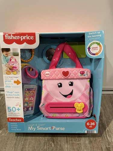 Fisher Price Laugh And Learn My Smart Stages Interactive Talking Purse ...