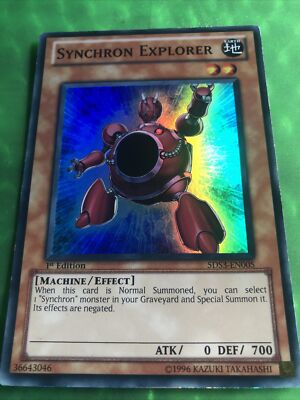 Yugioh Card - Synchron Explorer Super Rare 1st Edition 5DS3-EN005 ...
