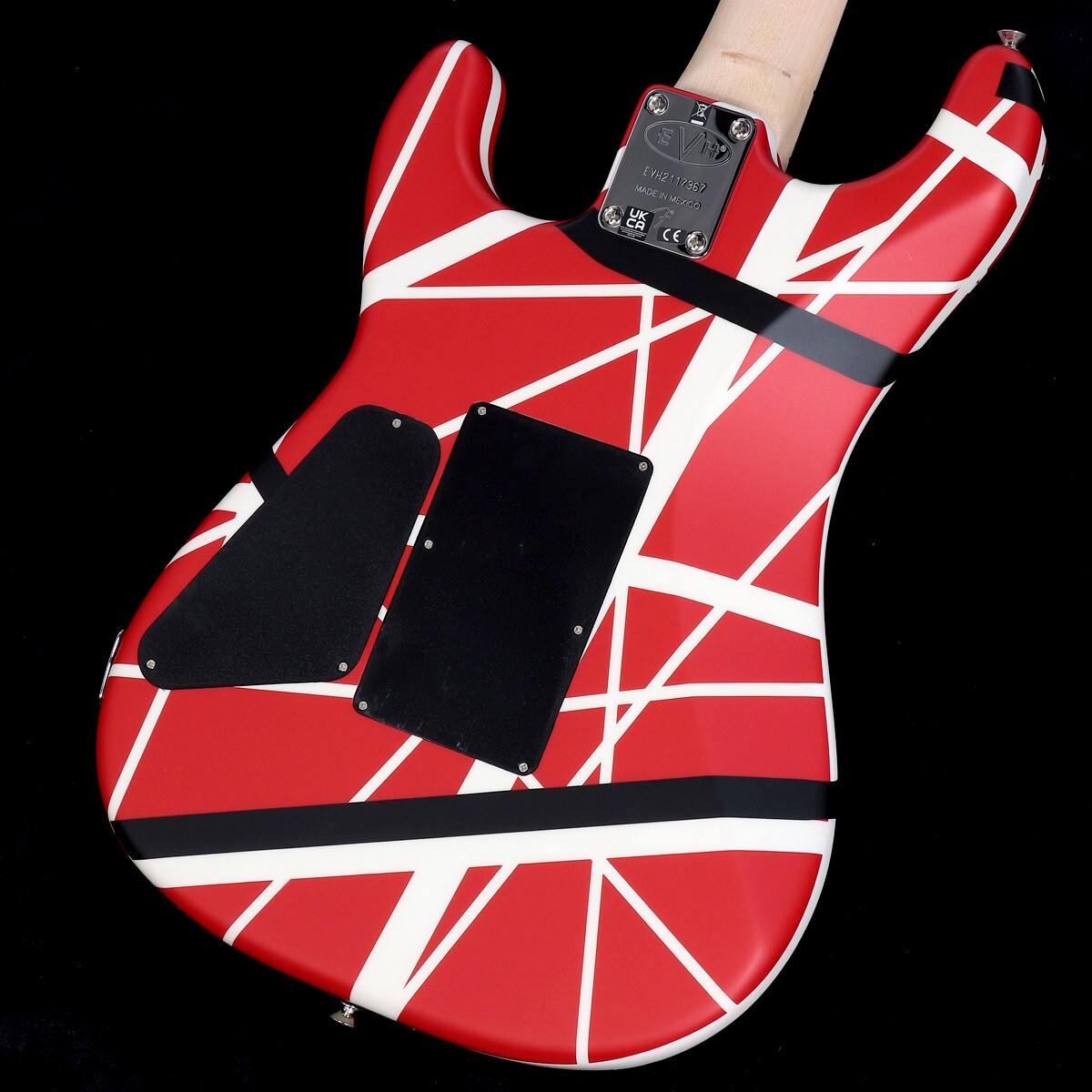 EVH Striped Series 5150 Red Black White Stripe Transparent Red From ...