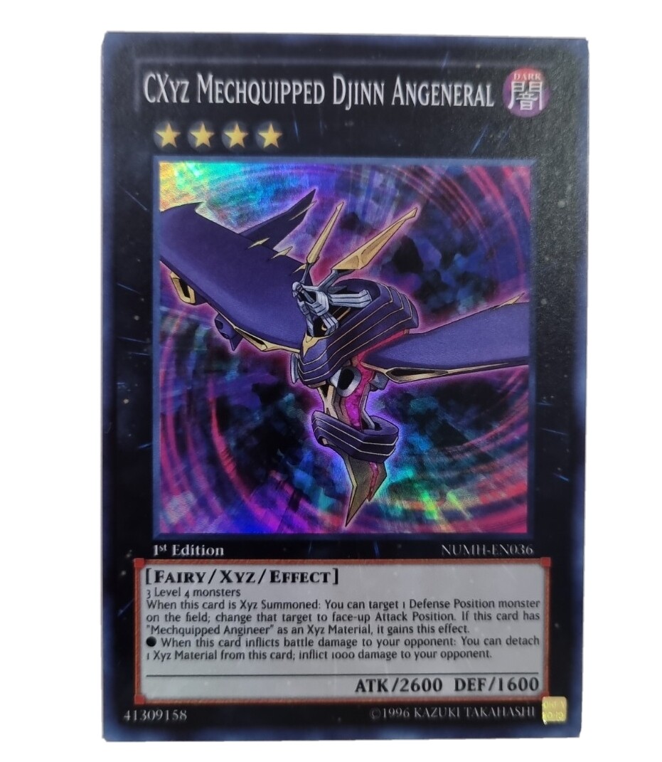 Yugioh Card - CXyz Mechquipped Djinn Angeneral NUMH-EN036 Super Rare ...