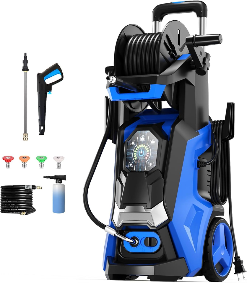 Electric Pressure Washer 5000 PSI 3.5 GPM Power Washer Touch Screen ...