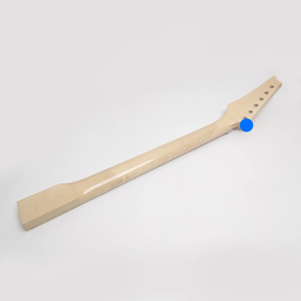 Electric Guitar Neck Maple 24 Fret Pyramid Inlays for Ibanez 7V Guitar ...