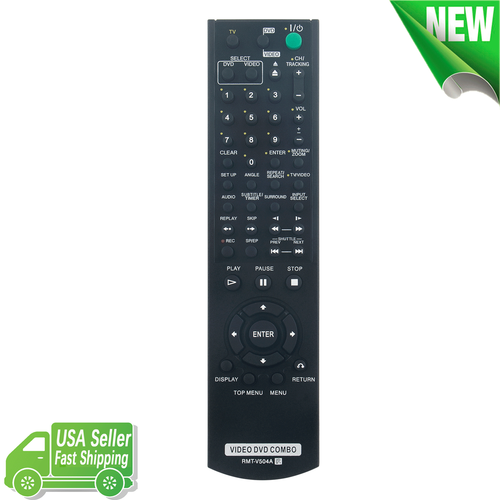 New RMT-V504A Replaced Remote Control for Sony VCR DVD PlayerSLV-D281P ...