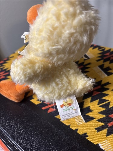 Little Suzy’s Zoo Duck Rattle Plush Stuffed Animal Chick 6” Vintage ...