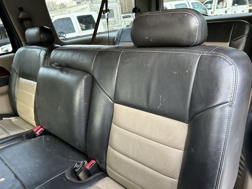 2005 Ford EXCURSION Eddie Bauer Black & Tan Factory OEM Leather Seats 3 ...