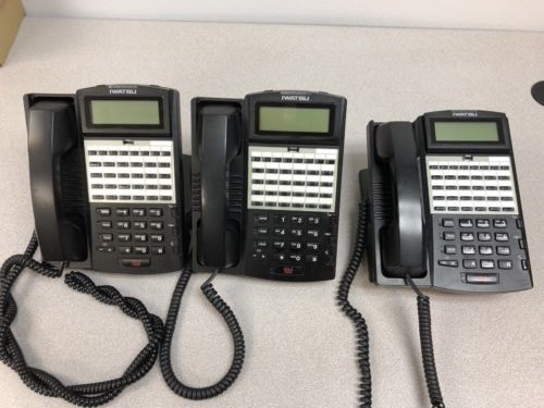 IWATSU Ix-12ktd-3 24 Button 104204 Omega Adix Phone Black Display ReFRB ...