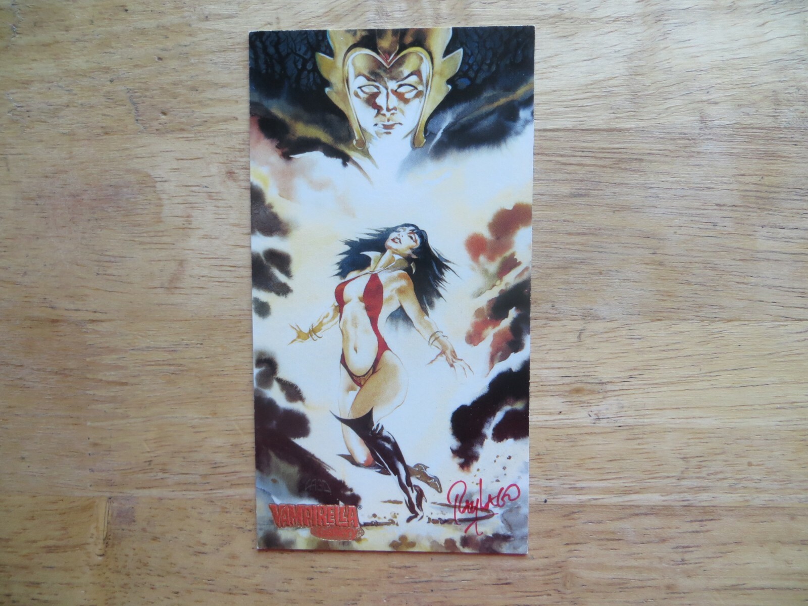 1995 VINTAGE TOPPS VAMPIRELLA GALLERY # 2 TALL CARD SET SIGNED RAY LAGO ...