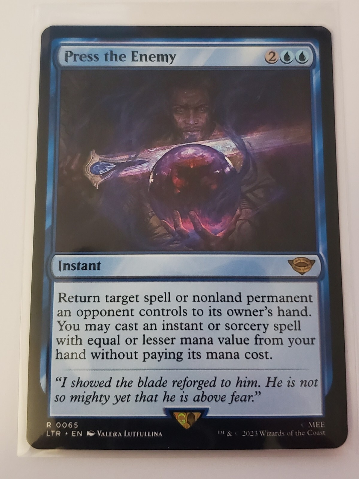 Press The Enemy - Lord Of The Rings - MTG NM. | eBay