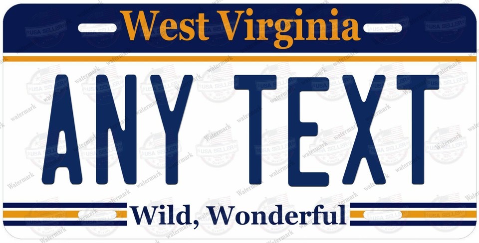 Personalized Custom License Plate Tag for Any State Wall Auto Car ...