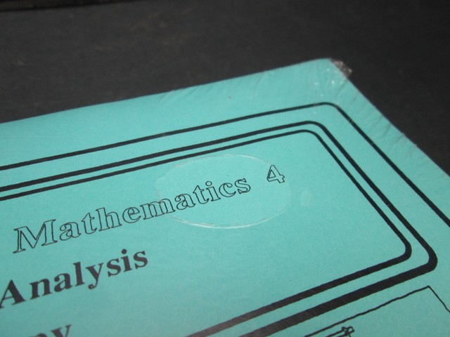 CPM Mathematical Analysis Preview Copy Math Textbook Book v 3.1 2001 ...