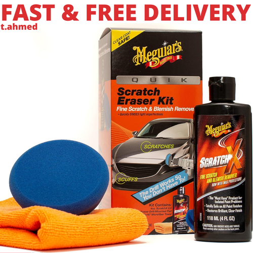Meguiar's Quik Scratch Eraser Kit, Car Scratch Remover for Repairing ...