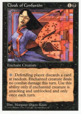 2X CLOAK OF CONFUSION BLACK 5TH FIFTH EDITION MTG MAGIC MP X2 ...