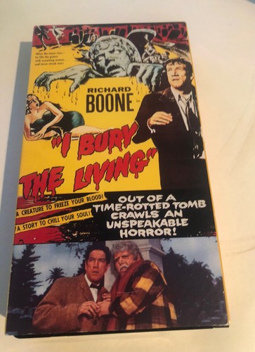 I Bury The Living Horror Movie VHS 1990 Richard Boone | eBay