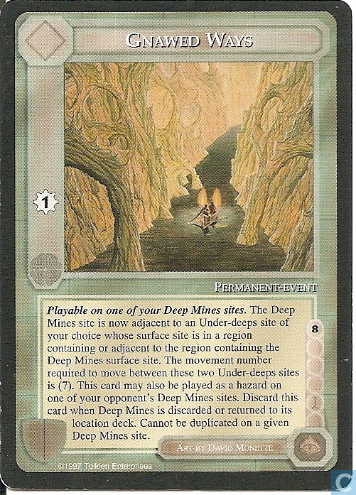 Middle-Earth CCG MECCG TWH The White Hand Gnawed Ways | eBay