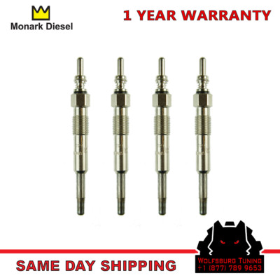 VW Beetle Golf Jetta TDI Glow Plug ALH AHU Diesel MK4 MK3 98 - 04 Qty 4 ...