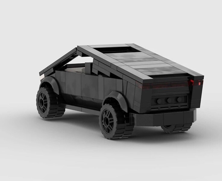 Lego Tesla Cybertruck Custom Cyber truck build Brand New Black READ ...