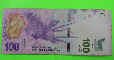 ARGENTINA, 100 PESOS, P#363, series A, 2018 | eBay