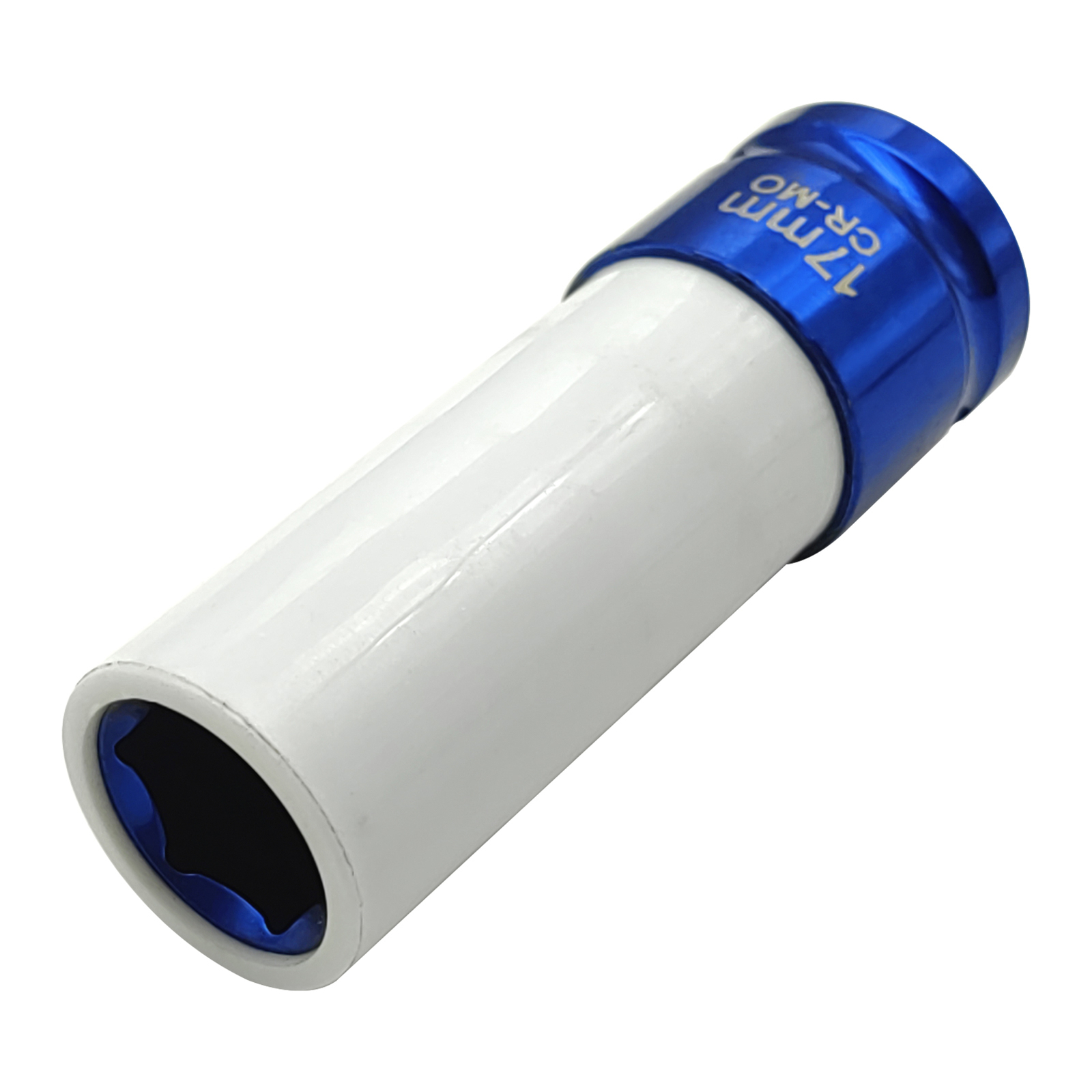 1/2'' Drive 17mm Lug Nut Socket, Color Coded Non-marring Impact Deep ...