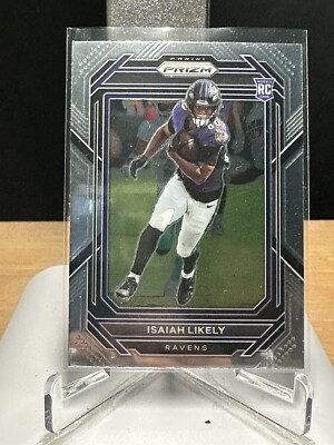 2022 PANINI PRIZM ISAIAH LIKELY BASE FOOTBALL ROOKIE CARD BALTIMORE ...