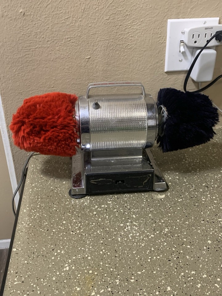 VTG Dremel Shoe Polisher Buffer Chrome Electric Shine 775 Buffing Wheel ...