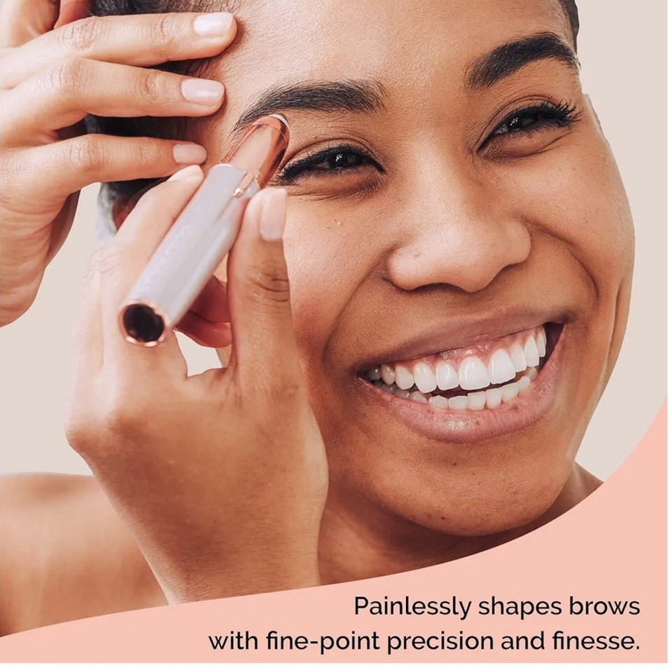 Finishing Touch Flawless Eyebrow Hair Remover - LED Light for Painless ...