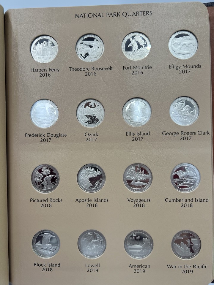 2010-2020 Clad Proof QUARTERS SET AMERICA THE BEAUTIFUL NATIONAL PARK ...