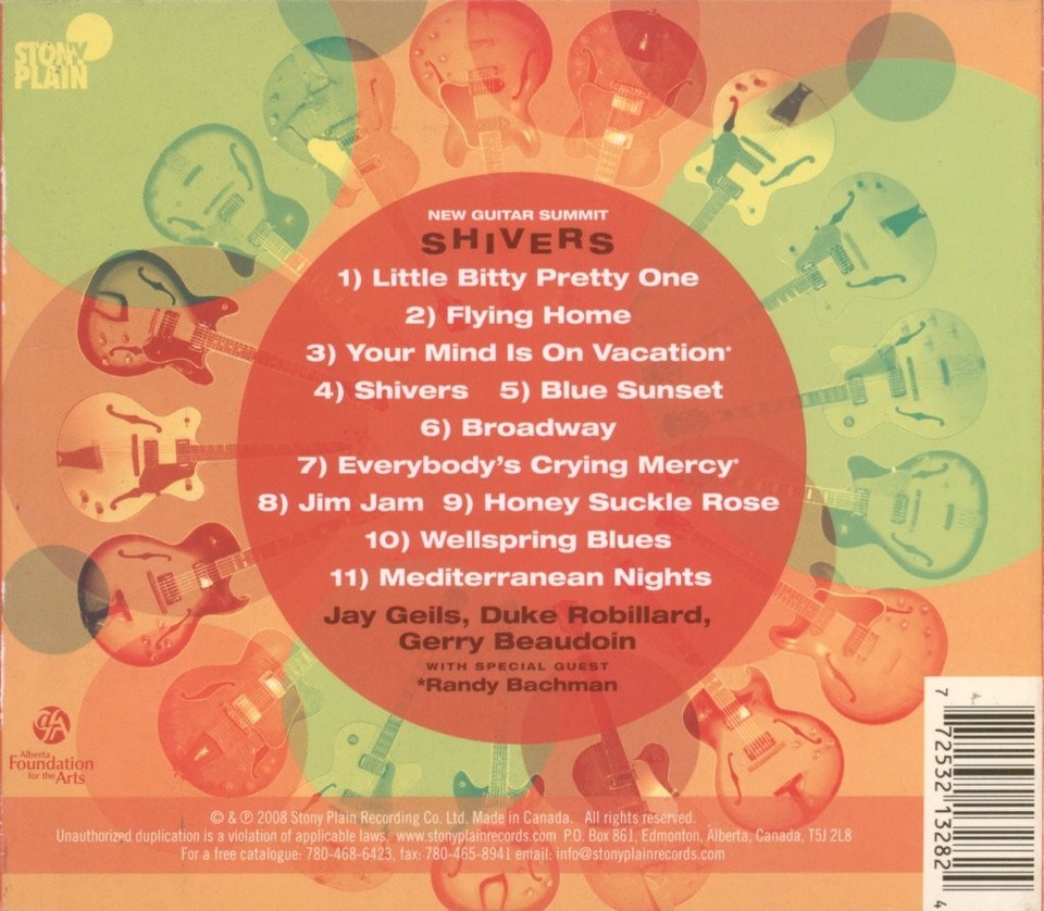 New Guitar Summit : Jay Geils, Gerry Beaudoin, Duke Robillard Shivers ...