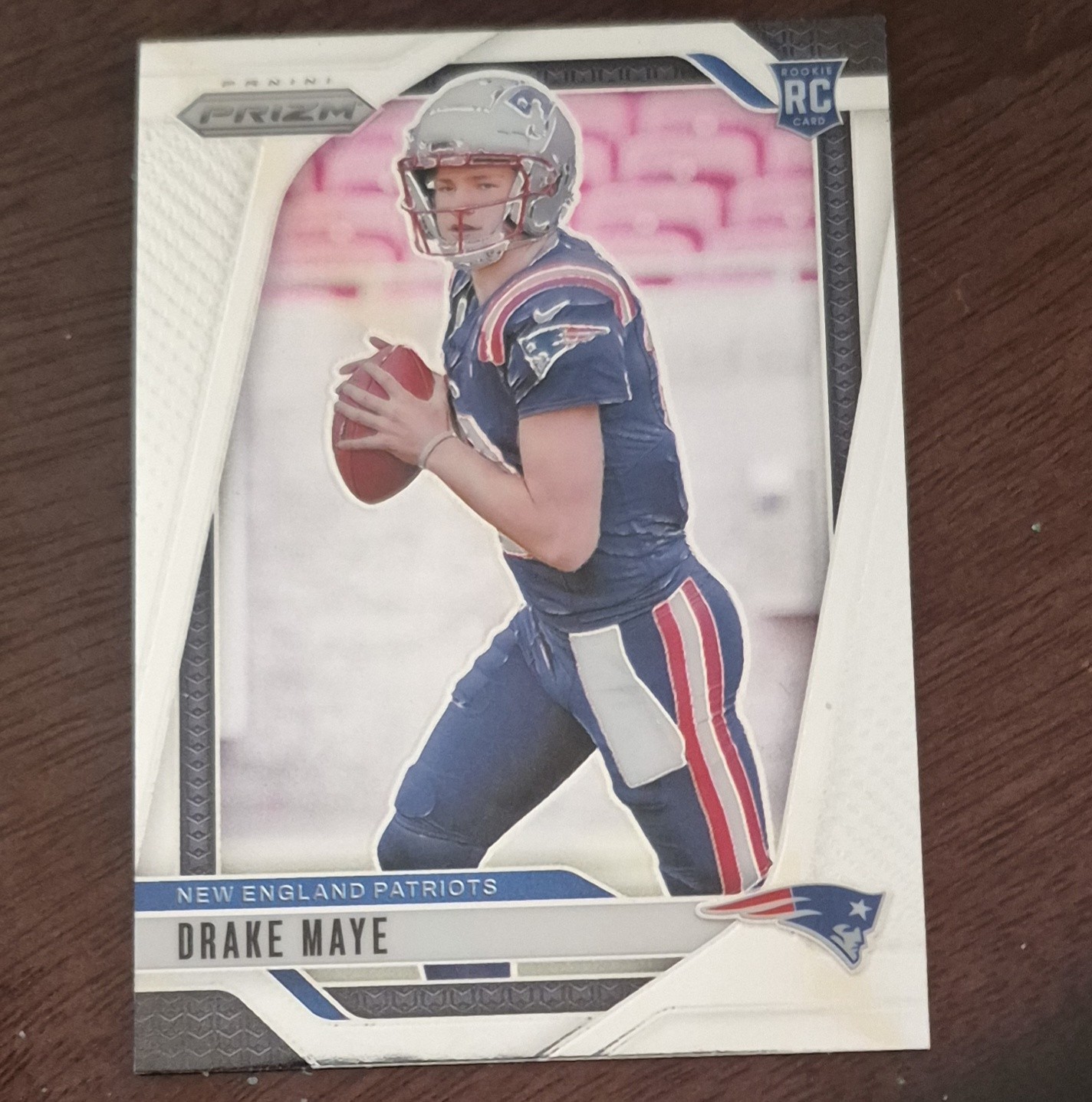 Drake Maye 2024 Silver Panii Prizm Rookie Card. Number 329. | eBay