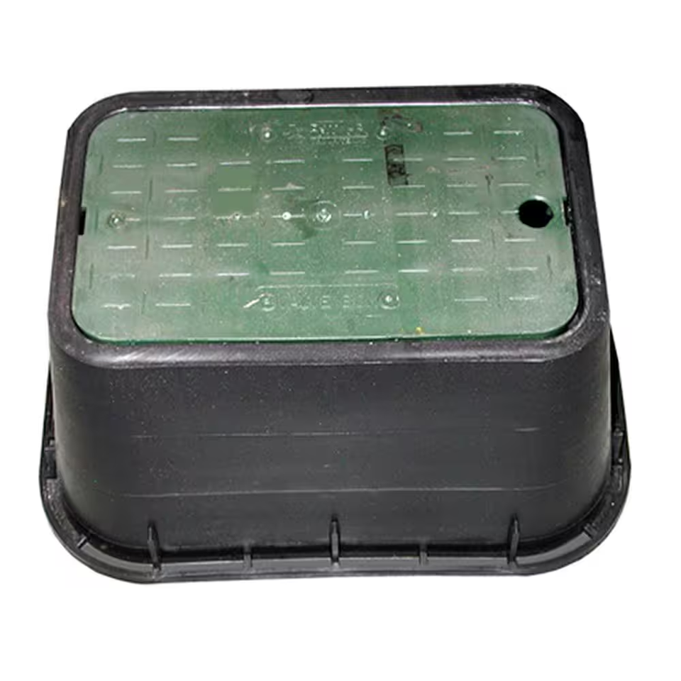 10 In. X 15 In. Rectangular Water Meter Valve Box and Snap-In Lid ...