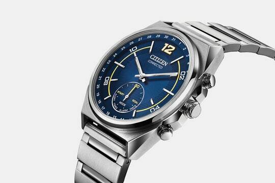 Citizen Connected CX0000-55L Quartz Blue Dial Silver Band Men's Smart ...