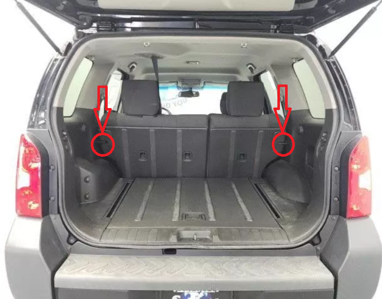Trunk Rear Seats Envelope Style Mesh Cargo Net for Nissan Xterra 2000 ...