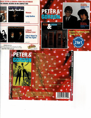 PETER & GORDON - I GO TO PIECES/TRUE LOVE WAYS (CD 1998) **23 TRACKS ...