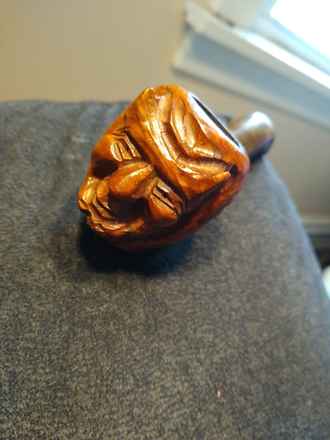 Vintage Made In Italy Hand Carved Demon Devil Head Tobacco Pipe | eBay
