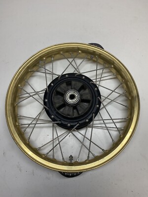 1983 83 SUZUKI SP500 sp 500 Rear Back Wheel Hub Rim Gold Bumper READ ...