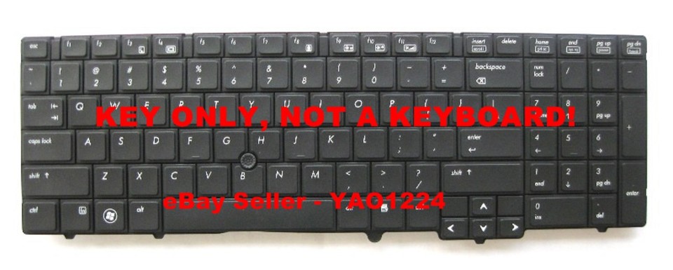HP Keyboard KEY - EliteBook 8540p 8540w 8740W | eBay
