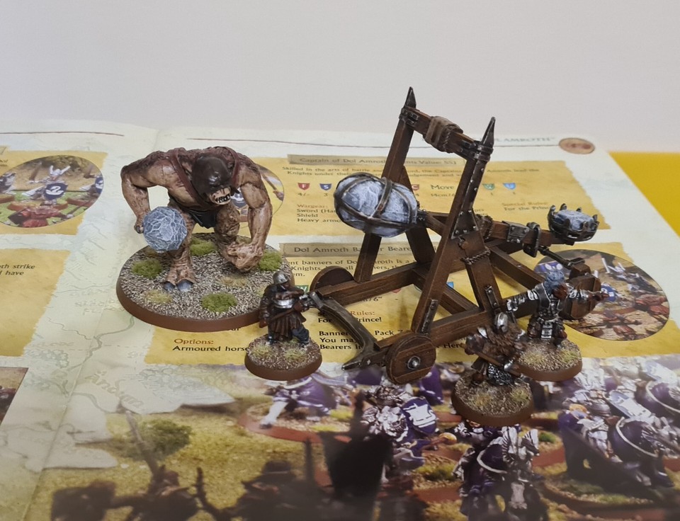Lord of the rings games workshop Mordor War Catapult middle pro painted ...