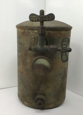 Antique Model T Speedster Harley Indian Motorcycle Fuel Gas Tank 3 Pt ...