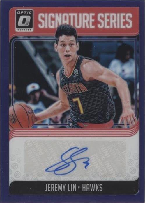 2018-19 Panini Donruss Optic - Signature Series Jeremy Lin #SG-JLN ...