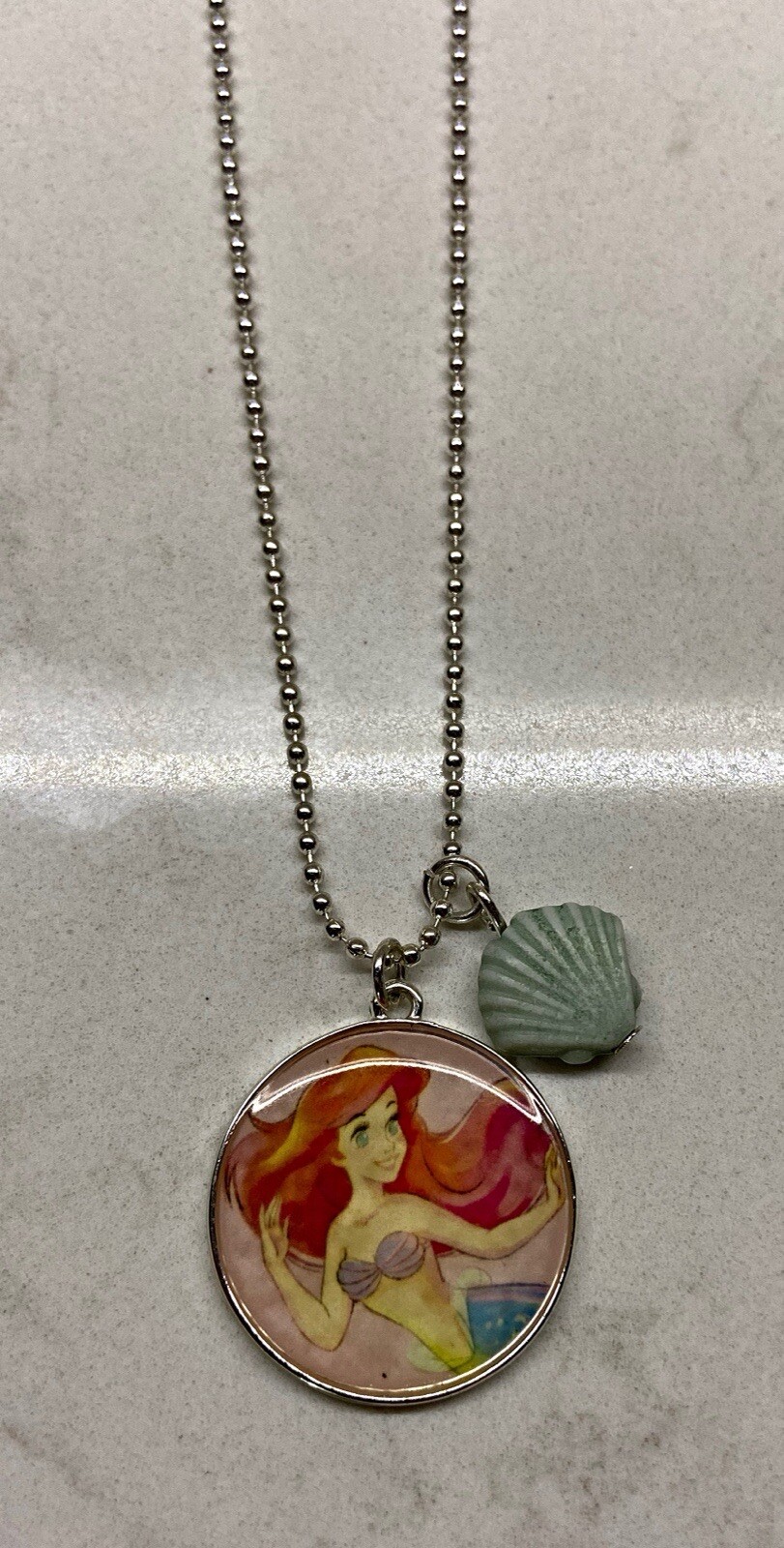 Disney Princess The Little Mermaid Necklace - Curious… - Gem