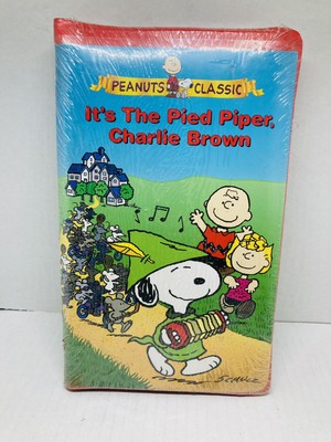 RARE New! VHS Peanuts Classic "It's The Pied Piper, Charlie Brown ...