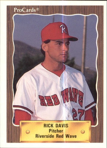 1990 Riverside Red Wave ProCards #2598 Rick Davis | eBay
