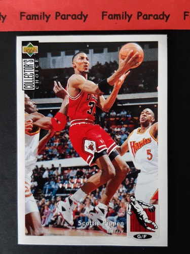 Upper Deck NBA Basketball 95-96 Stickers Scottie Pippen 123 Chicago ...