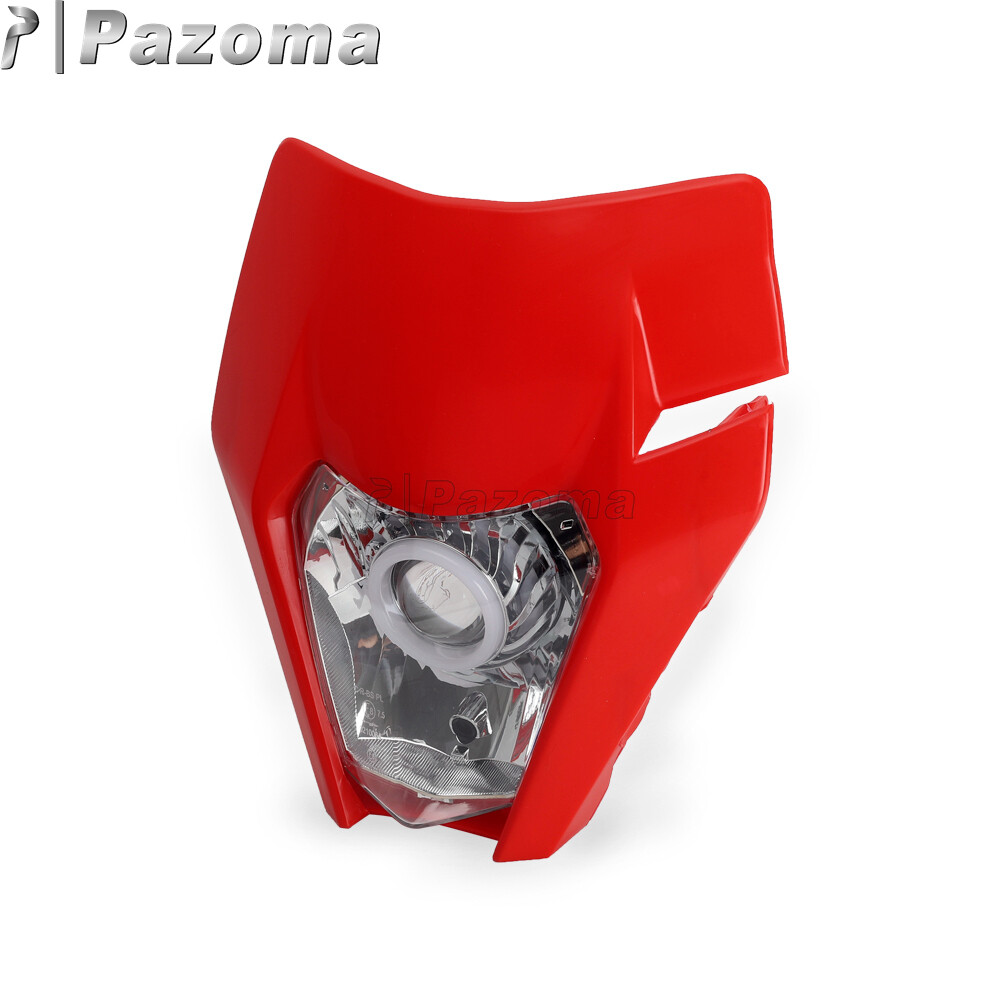 For Honda CRF250F CRF450R/X CRF250R 300EX Enduro LED Headlight Fairing ...