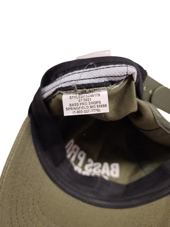 Bass Pro Shops Stitched Logo Toddler Green Cap Hat Stretch Fit Gone ...