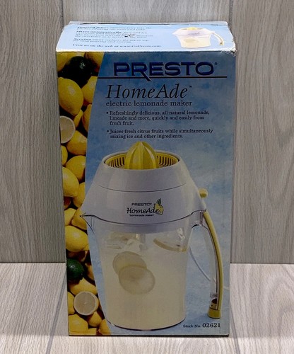 Presto, HomeAde Electric Lemonade Maker. Model: 02621 Citrus Juicer ...