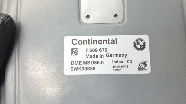 2009 - 2012 BMW 750li Engine Computer Module ECU ECM 7609670 for sale ...