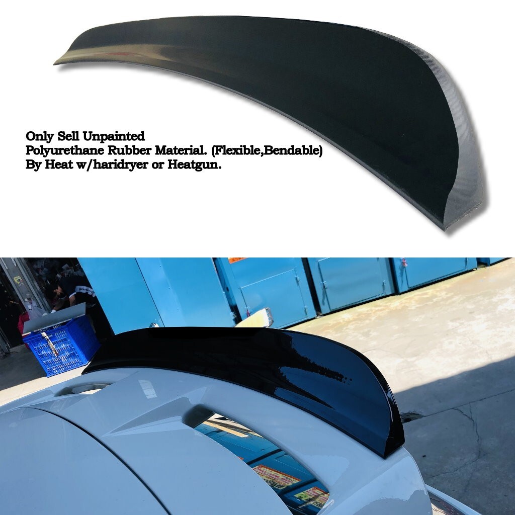 495FC Add-on ST Rear Lip Spoiler Wing Fits 2011~2018 Ford Focus 5dr ...