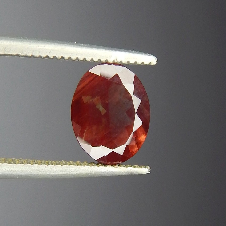 1.4ct Red & Blue Oregon Sunstone Copper Schiller Natural Mined Unheated ...