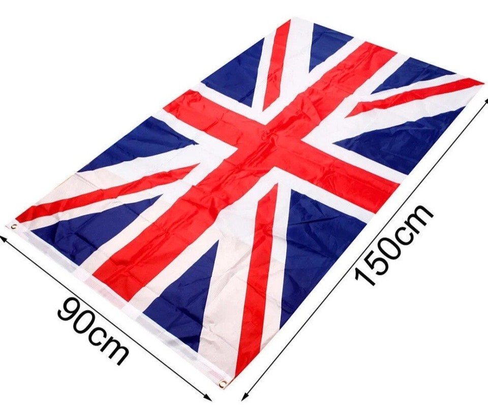 Union Jack Large Flag 3X5FT 90*150cm Double Stitch Edge UK Great ...