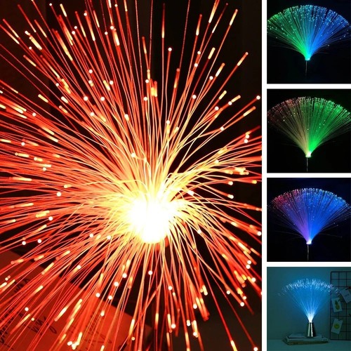 Optical Fiber LED Light Multicolor Night Lights Novelty Atmosphere ...